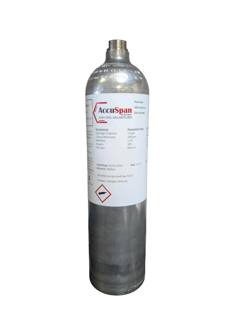 Non-Refillable Gas Cylinders | High-Precision Calibration Gases